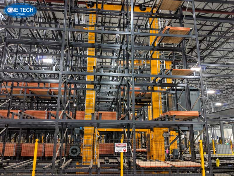 Kệ ASRS - Giải pháp lưu trữ và truy xuất tự động kho hàng hiện đại